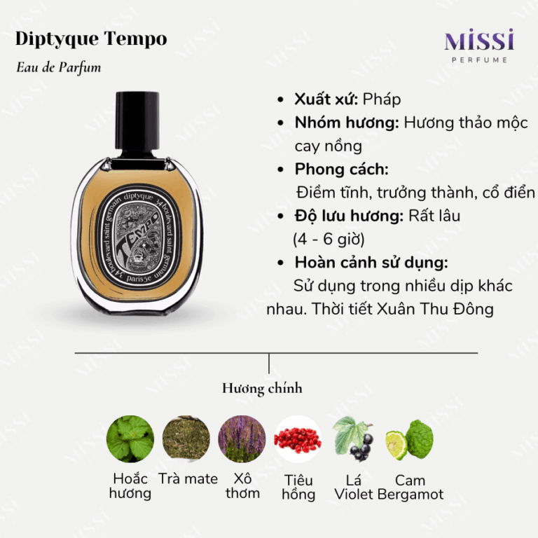 Diptyque Tempo EDP - Missi Perfume