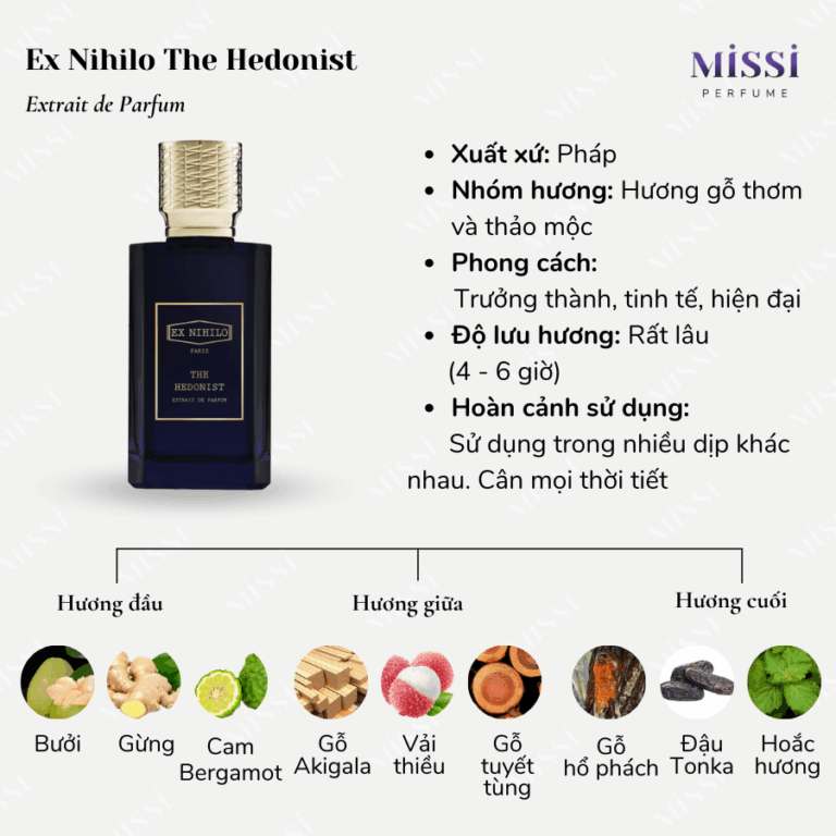 Ex Nihilo The Hedonist Extrait de Parfum - Missi Perfume