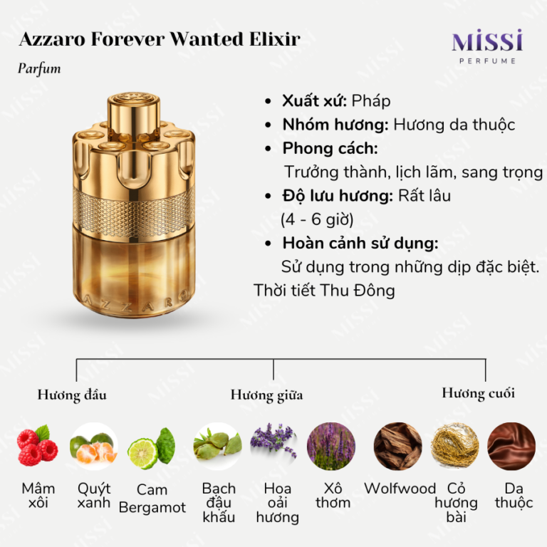 Azzaro Forever Wanted Elixir Parfum 100ml - Missi Perfume